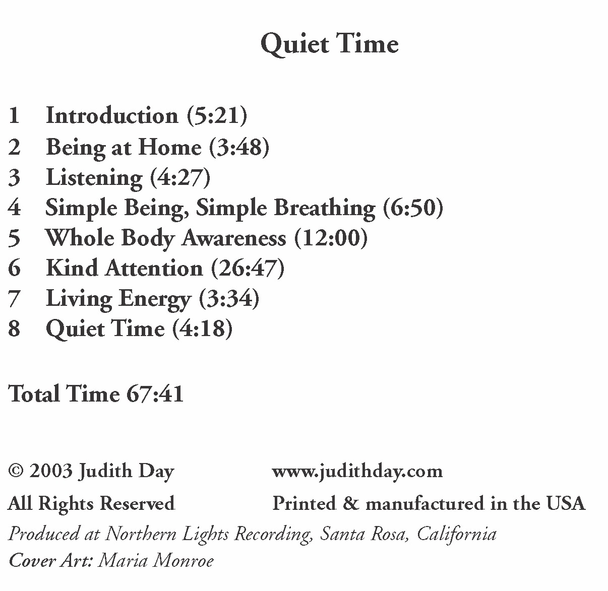 Mindfulness – Judith Day